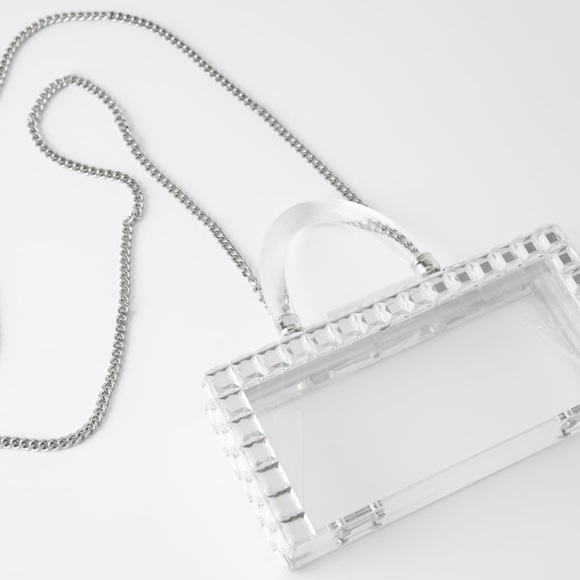 Zara | Bags | Zara Transparent Rigid Mini Box Bag | Poshmark